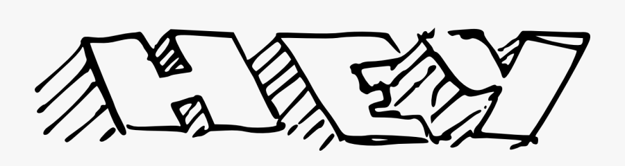 Graffiti Central - Word Hey In Graffiti , Free Transparent Clipart ...