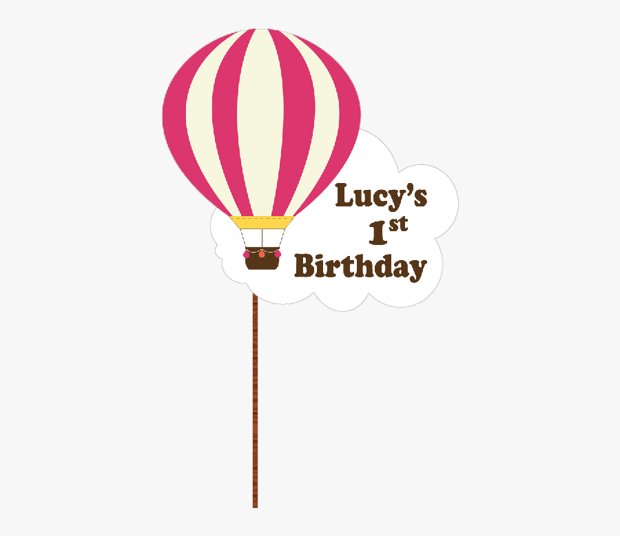 Hot Air Balloon Topper , Free Transparent Clipart - ClipartKey