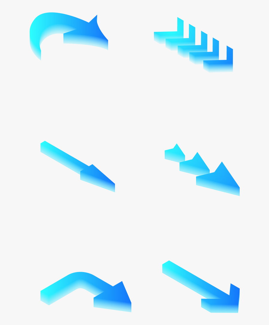 Minimalistic Arrow Elements Arrows Gradient Solid Png - Gradient Arrows ...