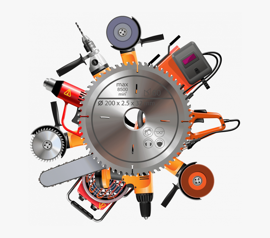 Power Tools Vector , Free Transparent Clipart - ClipartKey