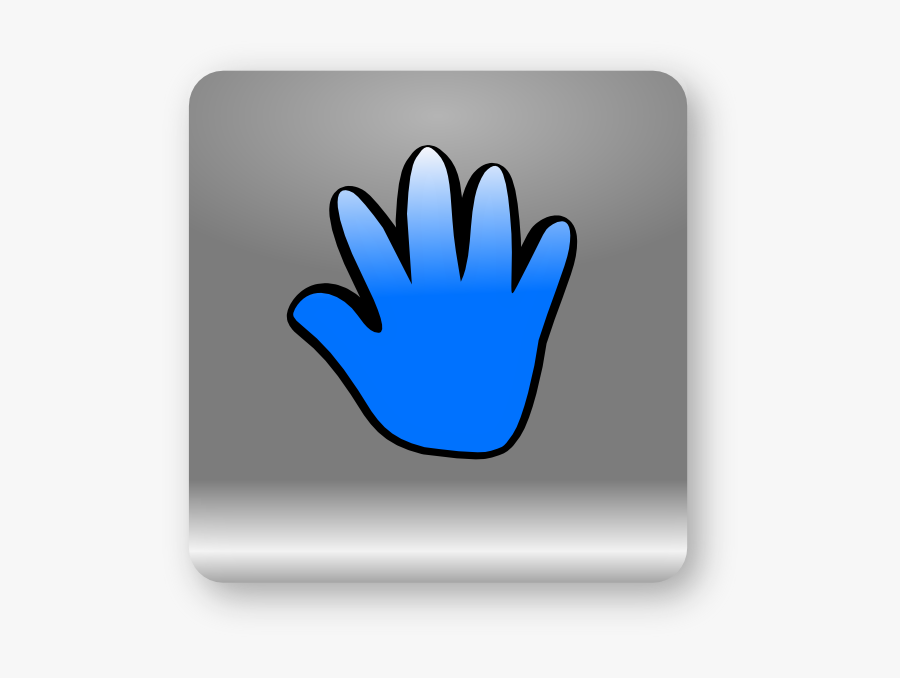 Mano - Mano Azul , Free Transparent Clipart - ClipartKey