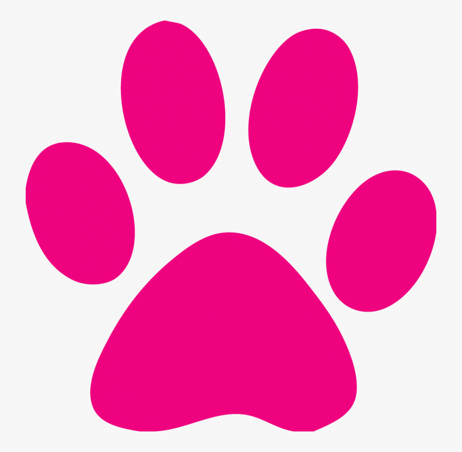 Transparent Pink Cat Clipart - Pink Paw Print Png , Free Transparent ...
