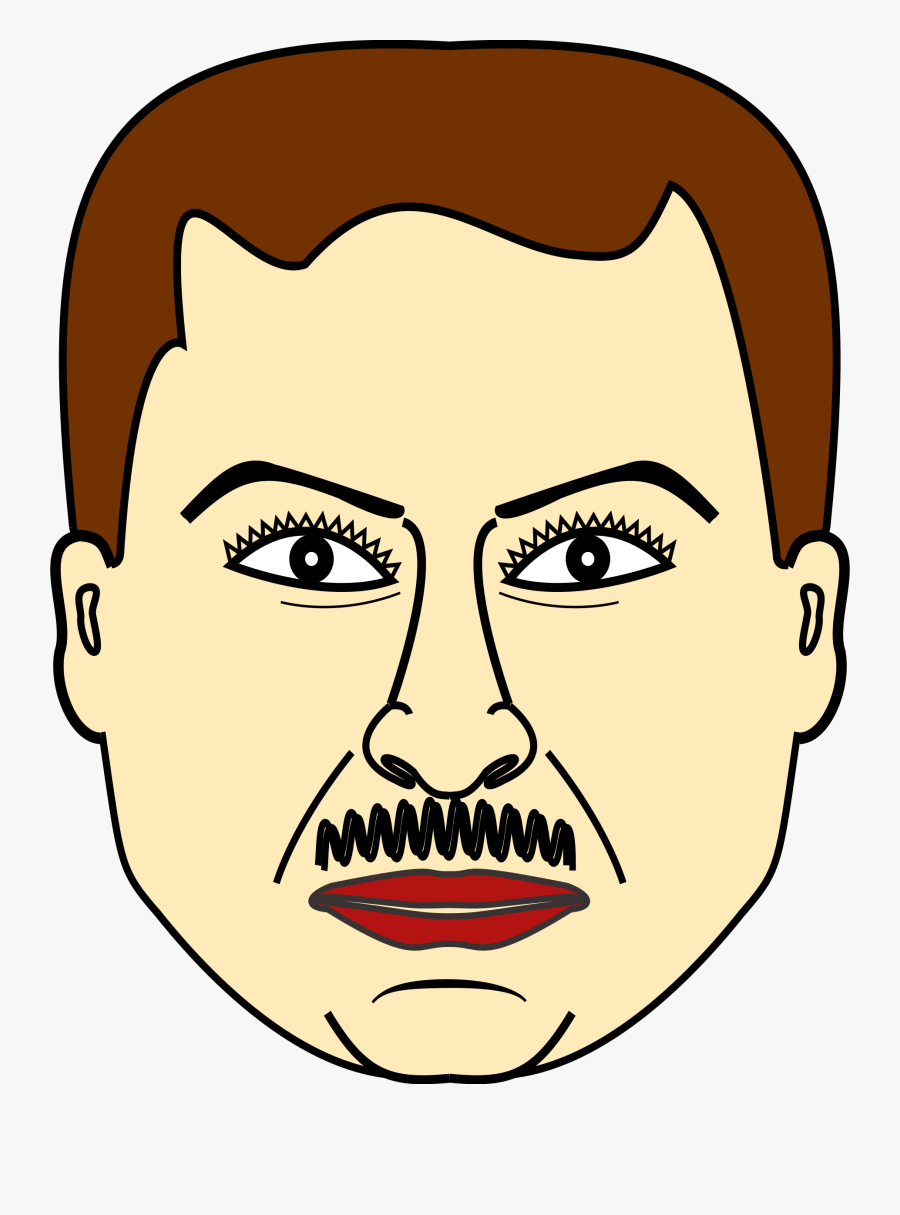 Male Vector Front Face - Man Face Clipart , Free Transparent Clipart ...