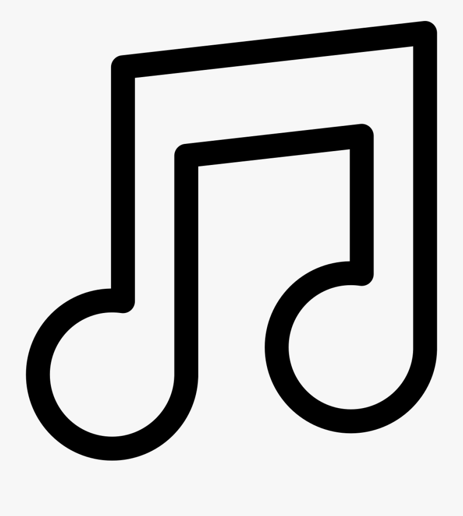 Eighth Notes Png - Eighth Note Outline Png , Free Transparent Clipart ...