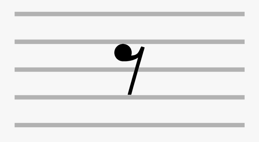 An Eighth Rest Is Half Of Quarter Rest Note In Terms - Quaver Rest ...