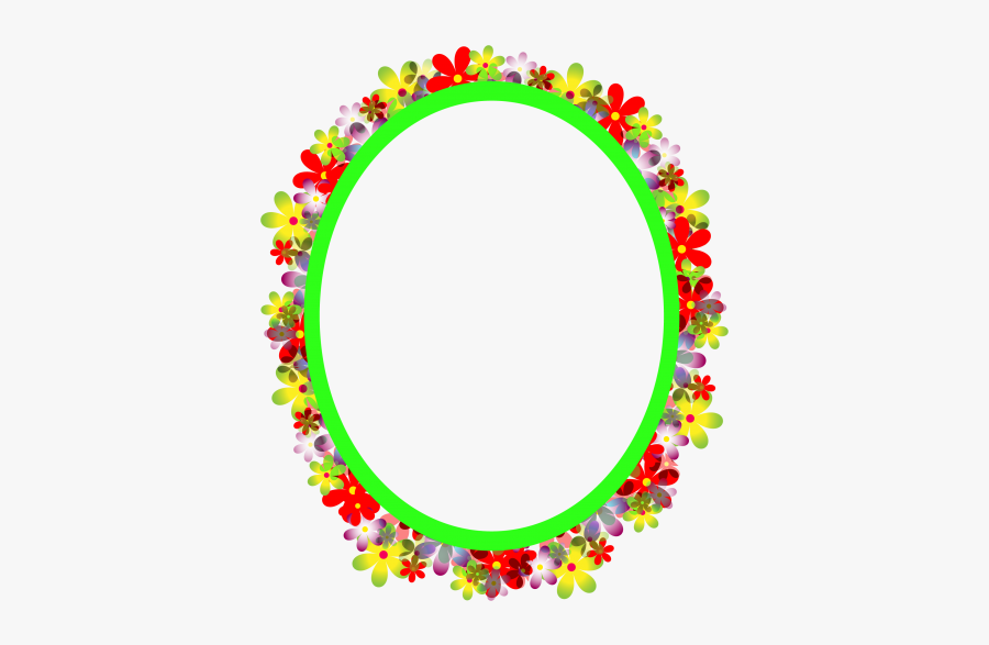 Photo Frame - Bingkai Foto Oval , Free Transparent Clipart - ClipartKey
