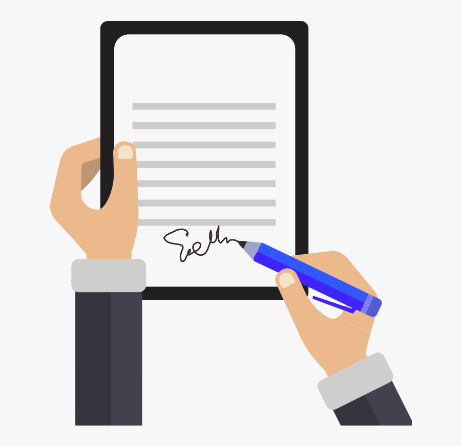 Transparent Pen Signature Clipart - Transparent Background Contracts ...
