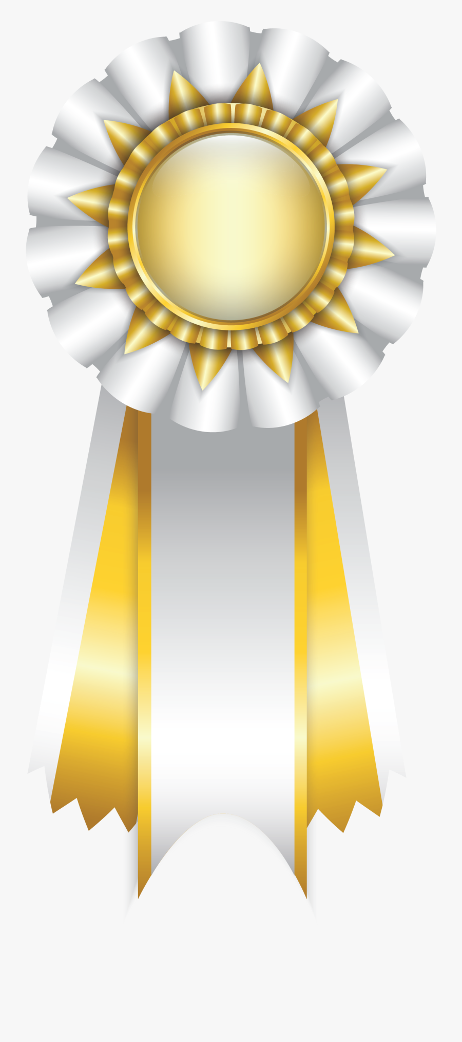 White Rosette Ribbon Png , Free Transparent Clipart - ClipartKey