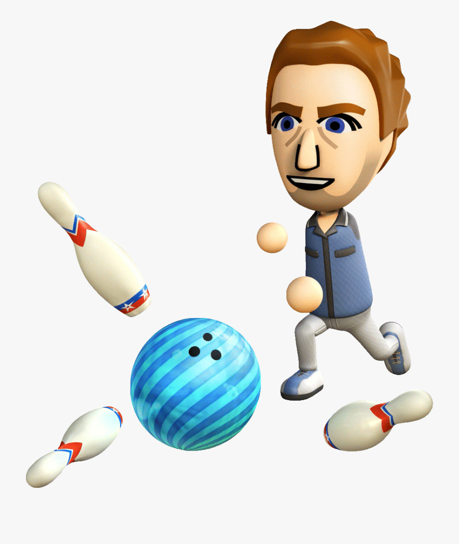 Bowling Mii - Mii Bowling Png , Free Transparent Clipart - ClipartKey