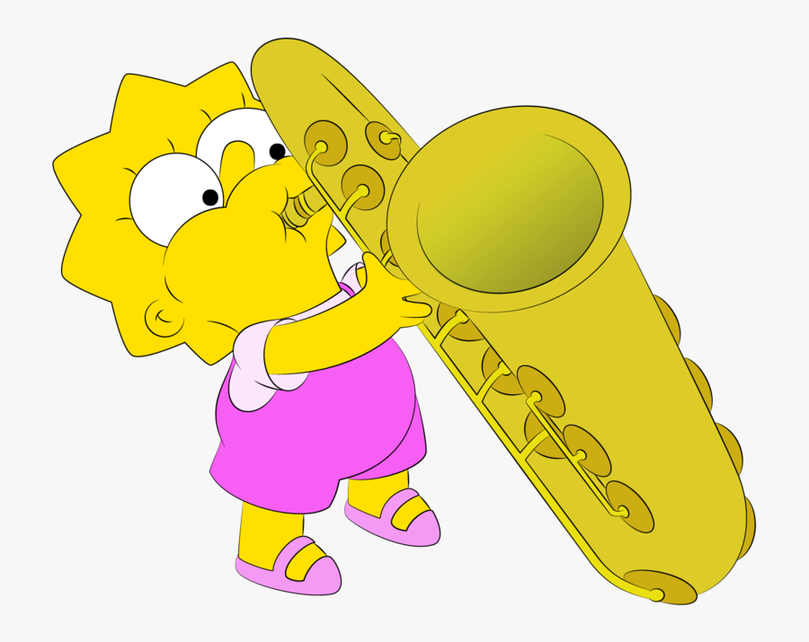 Lisas Sax The Simpsons Png Cartoon Clip Transparent - Lisa Sax , Free ...