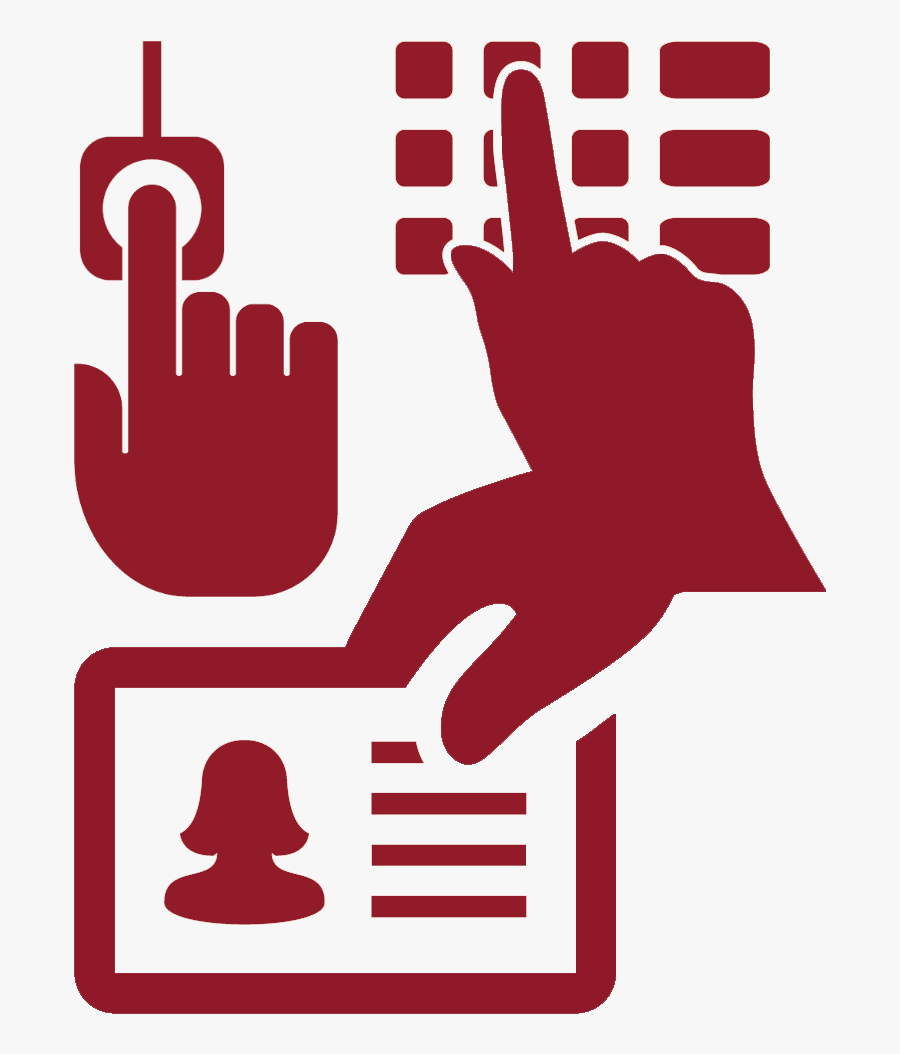 Fingerprint Transparent Hand - Student Attendance Attendance Icon ...