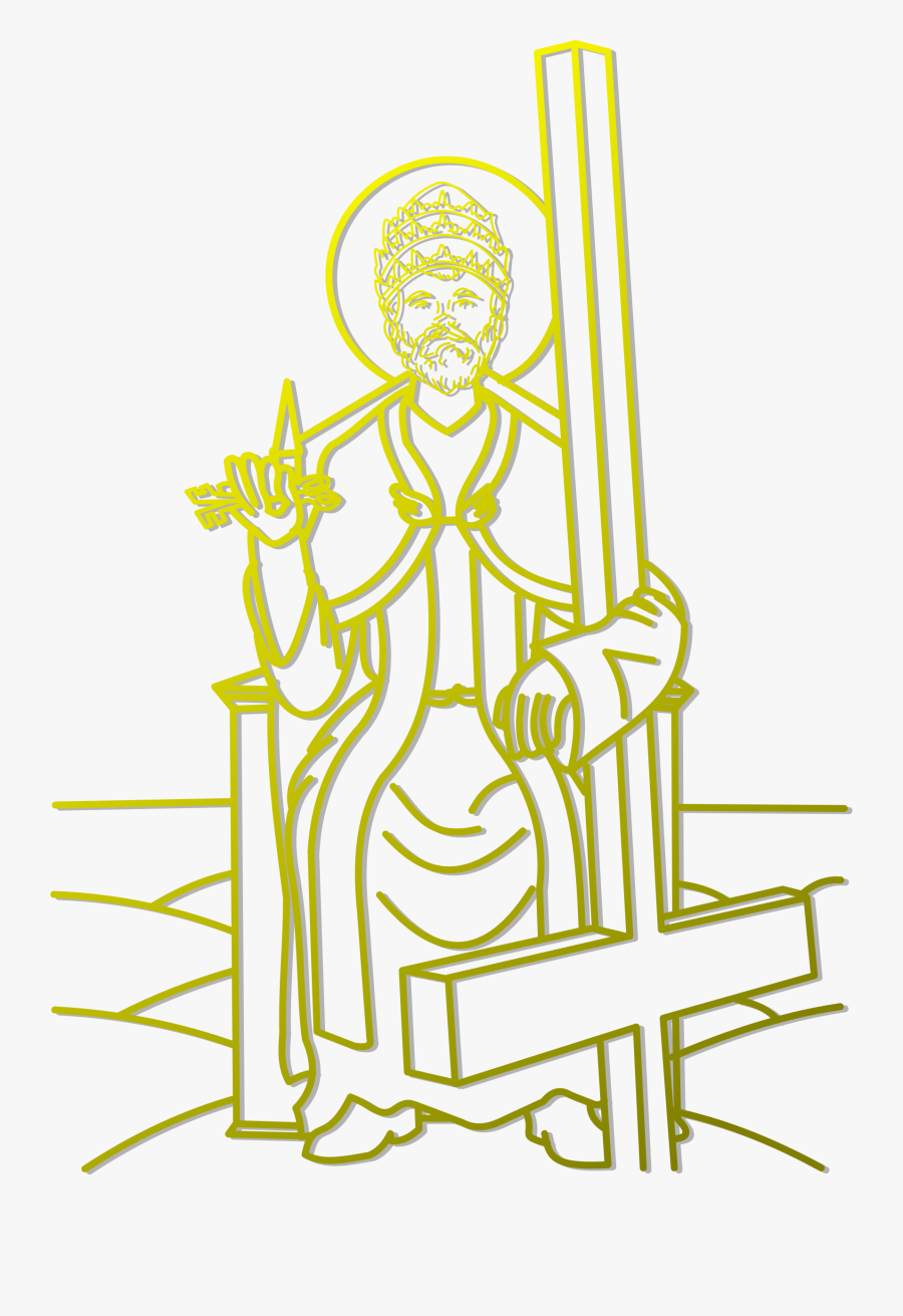 Transparent Apostle Paul Clipart - Saint Peter Svg , Free Transparent ...