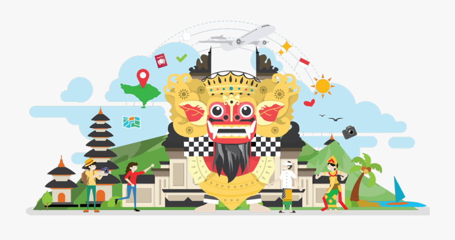 Liburanbali Header - Bali Animated Vector , Free Transparent Clipart ...