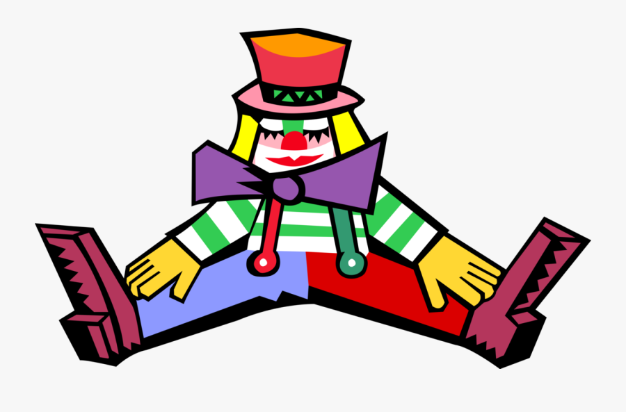 Vector Illustration Of Big Top Circus Clown Performs - Cartoon , Free ...