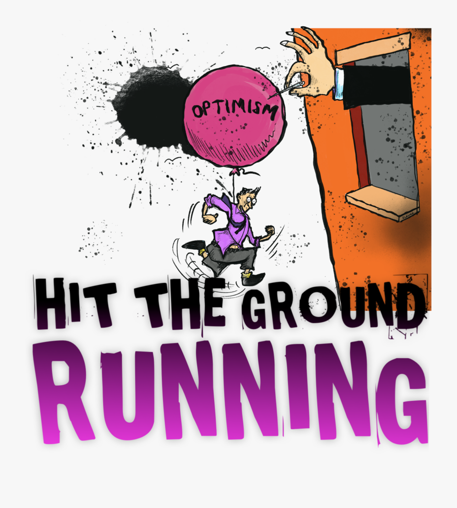 Hit The Ground Running - Poster , Free Transparent Clipart - ClipartKey