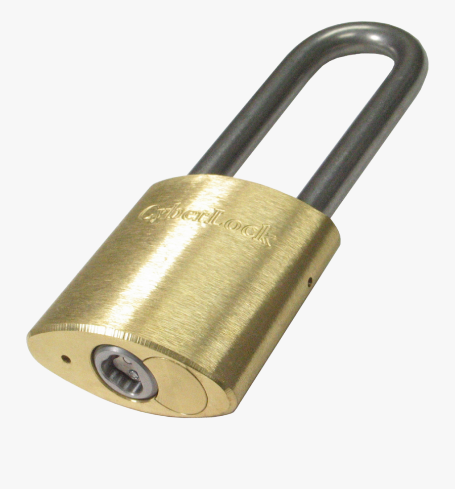 Cyberlock Brass Padlock - Security , Free Transparent Clipart - ClipartKey