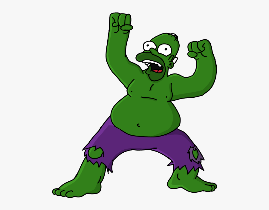 Homer Simpson As By - Homer Simpson Hulk , Free Transparent Clipart ...