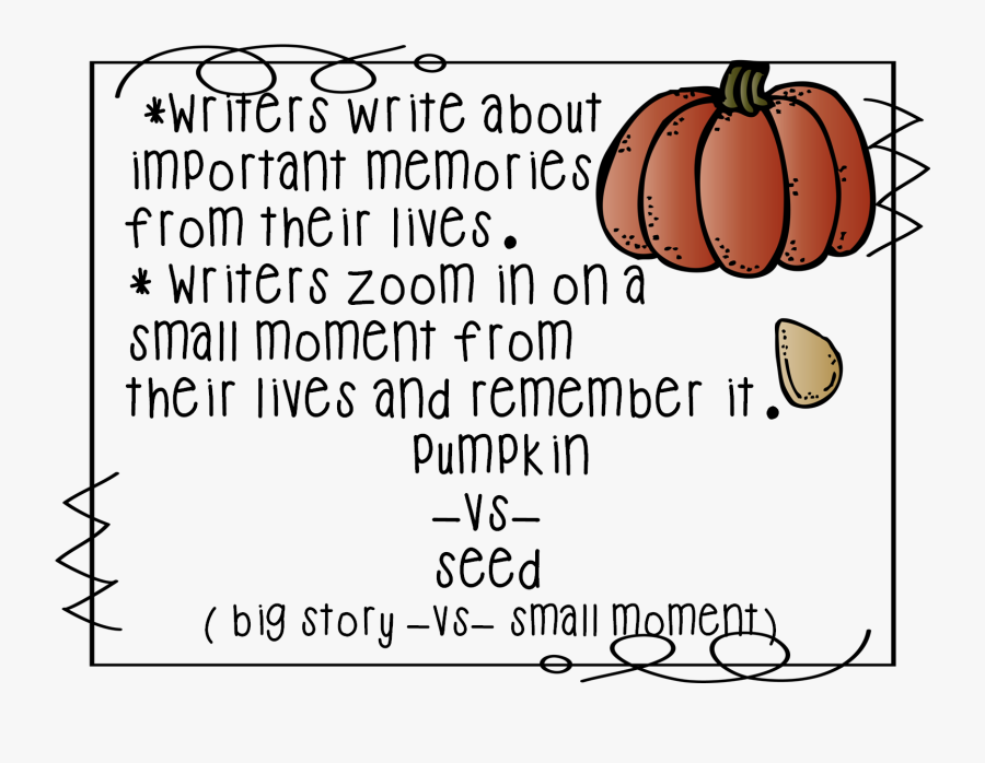 Pumpkin And Seed Small Moments , Free Transparent Clipart - ClipartKey