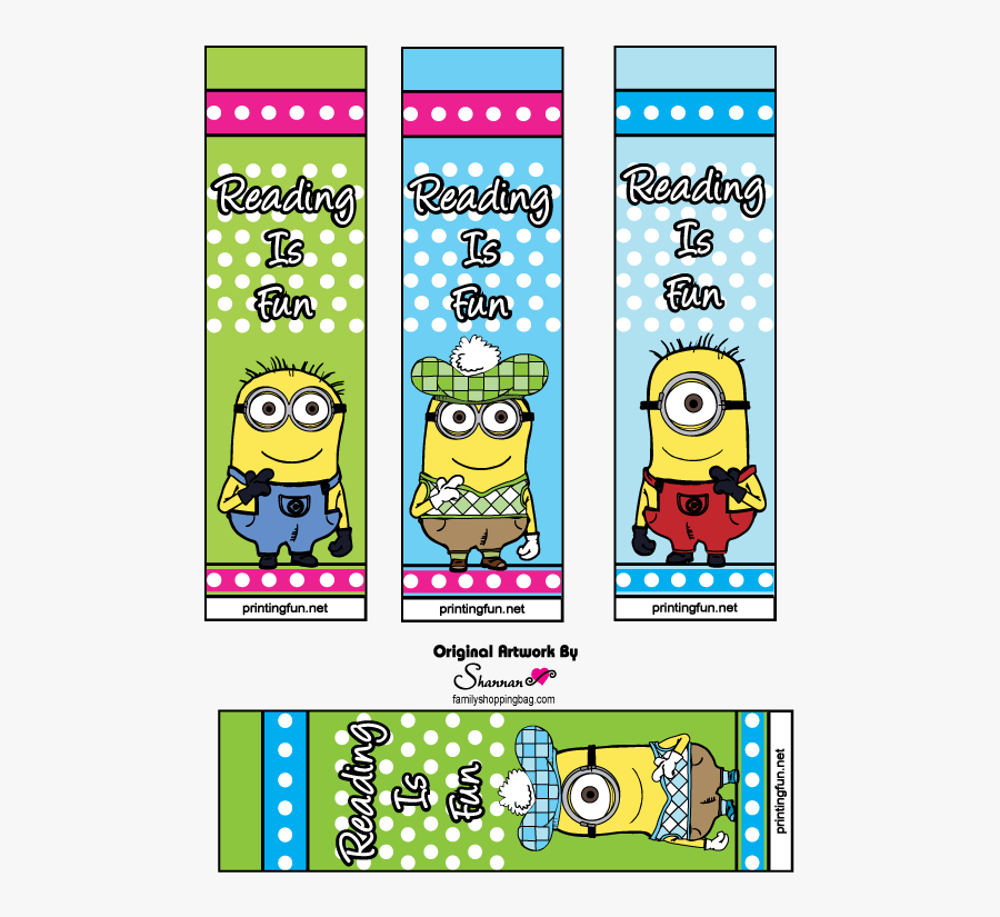 Free Bookmark Printable Minions , Free Transparent Clipart - ClipartKey