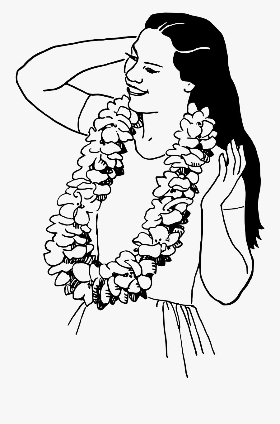 Lei Drawing At Getdrawings - Hawaiian Lei Drawing , Free Transparent ...