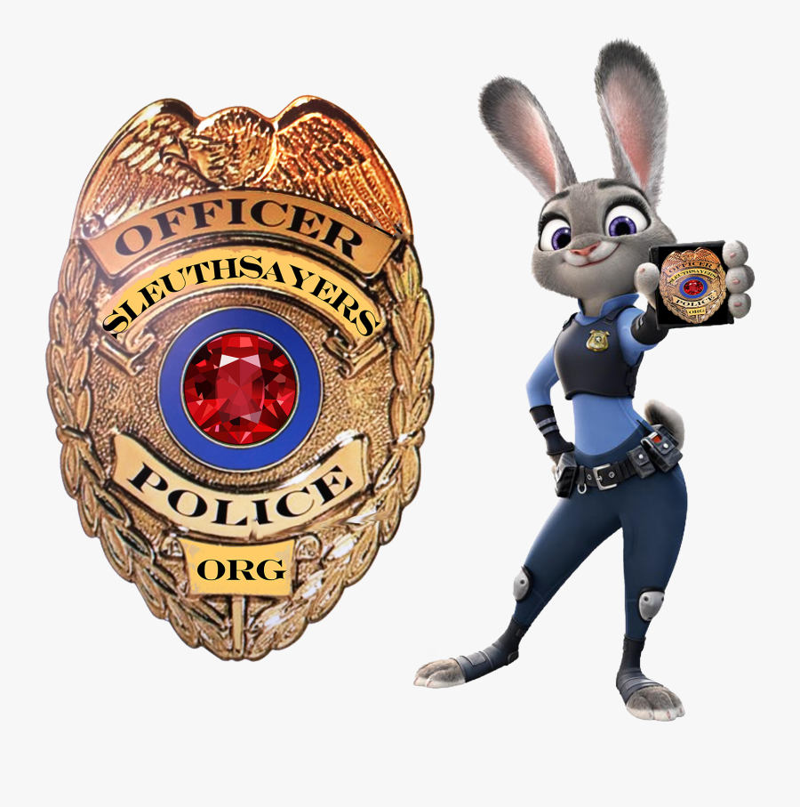 Zootopia Judy Badge , Free Transparent Clipart - ClipartKey