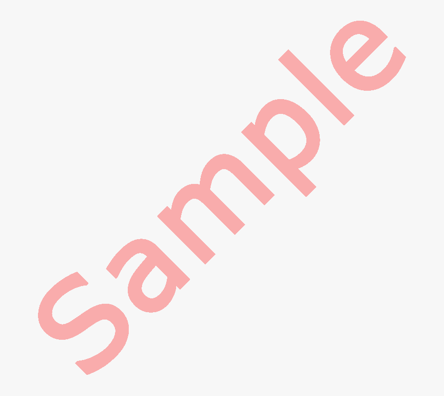 Sample Watermark No Background , Free Transparent Clipart - ClipartKey
