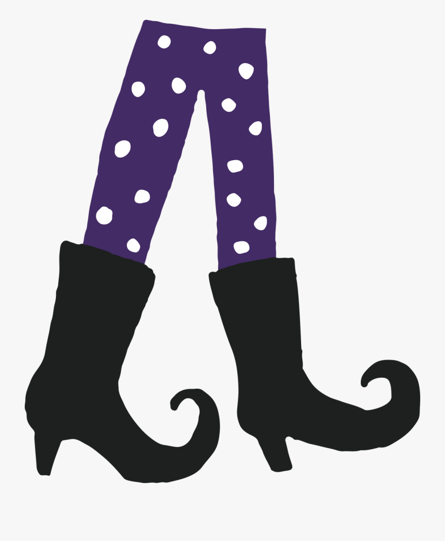 Boots Svg Witch - Witch Feet Svg , Free Transparent Clipart - ClipartKey