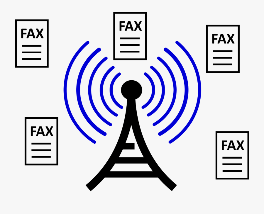 Fax Broadcasting With Online Faxing Services - Radio Waves Transparent ...