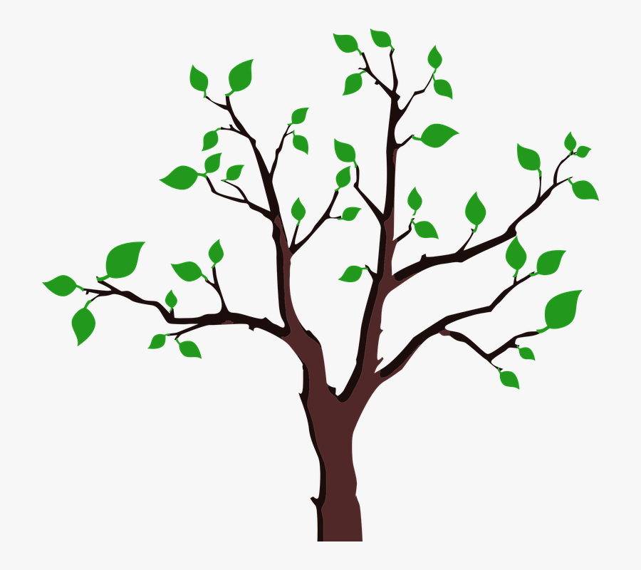 Cartoon Tree With Branches 19, Buy Clip Art - Tree Sparse , Free ...