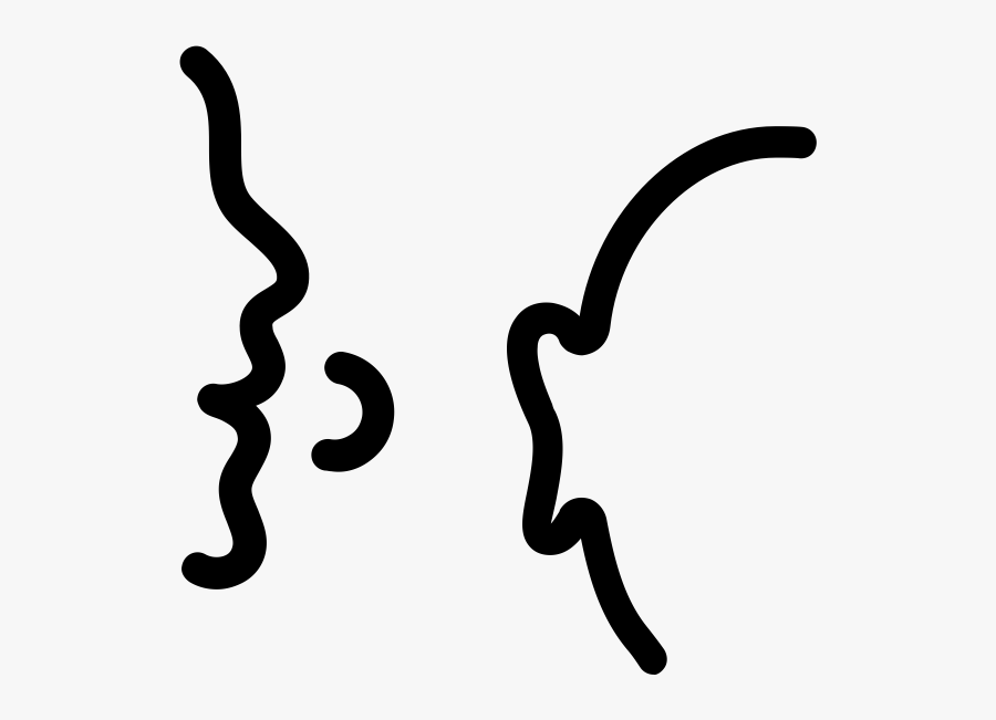 Computer Icons Whispering Pronunciation Clip Art - Whispers Icon , Free ...