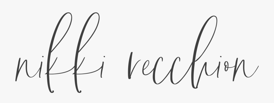 Nikki Recchion - Calligraphy , Free Transparent Clipart - ClipartKey