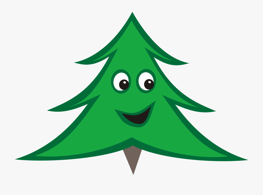 Smiling Christmas Tree Clipart , Free Transparent Clipart - ClipartKey