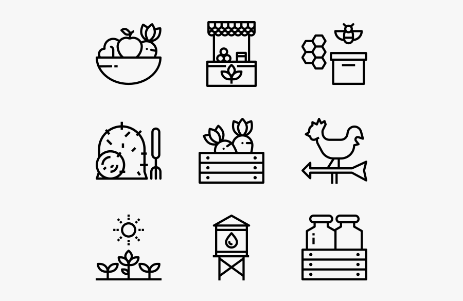 Farm - Construction Line Icon , Free Transparent Clipart - ClipartKey