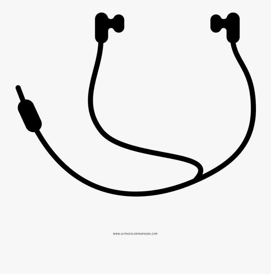 Earbuds Coloring Page , Free Transparent Clipart - ClipartKey