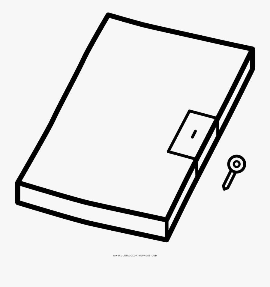 Diary Coloring Page - Imagens De Diario Para Colorir , Free Transparent ...