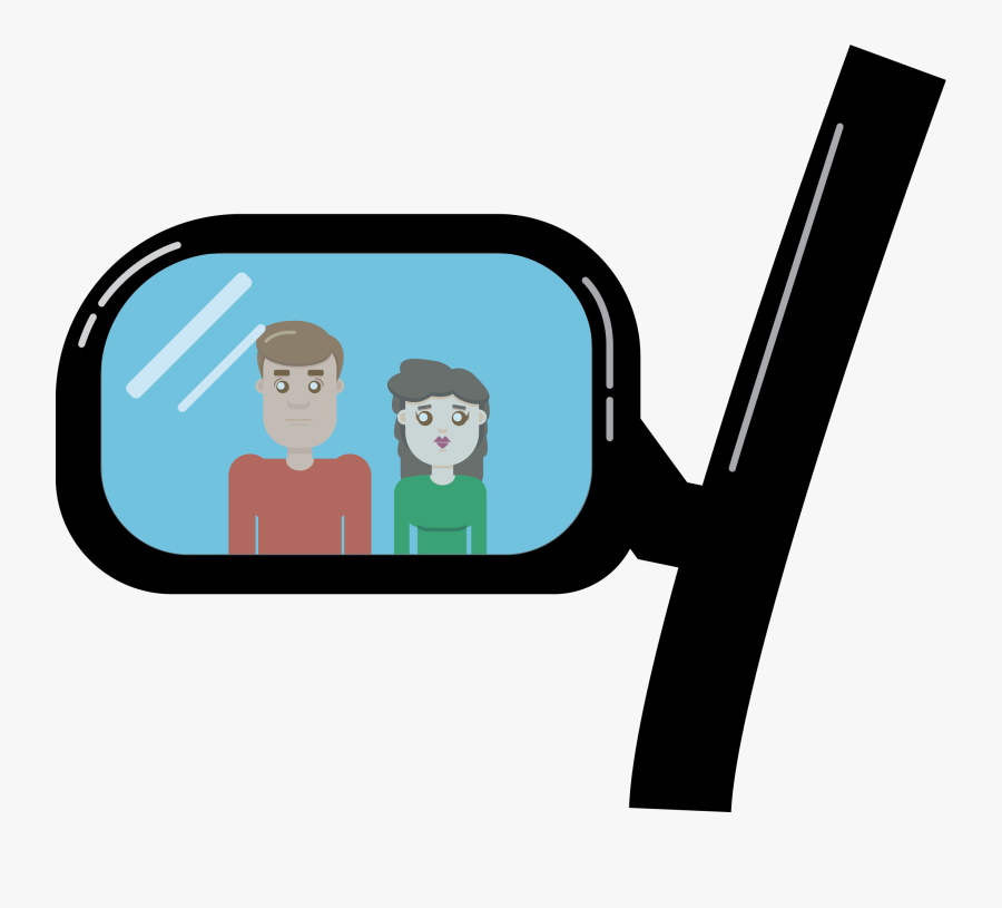 Rear View Mirror Cartoon Png , Free Transparent Clipart - ClipartKey