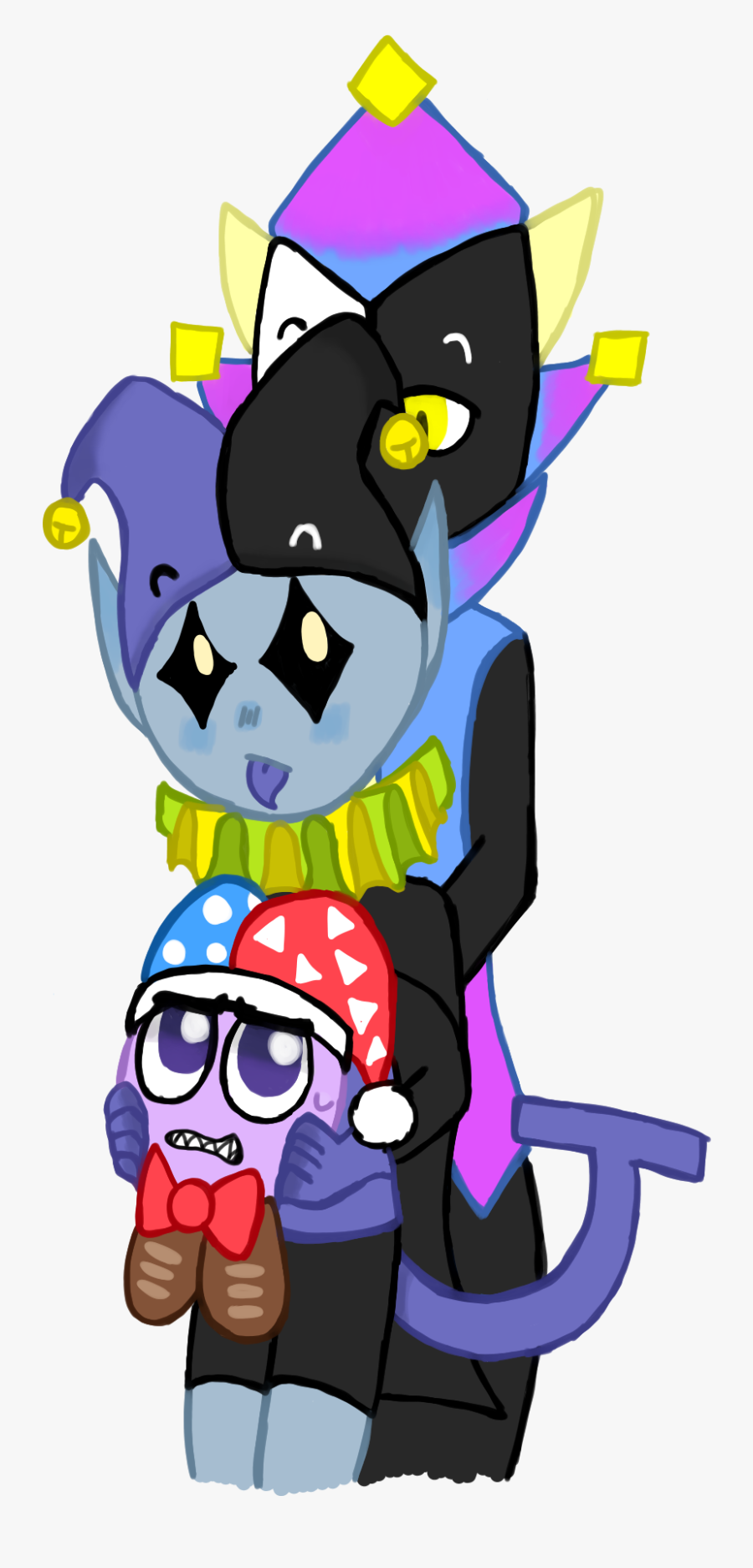 Jevil X Marx , Free Transparent Clipart - ClipartKey