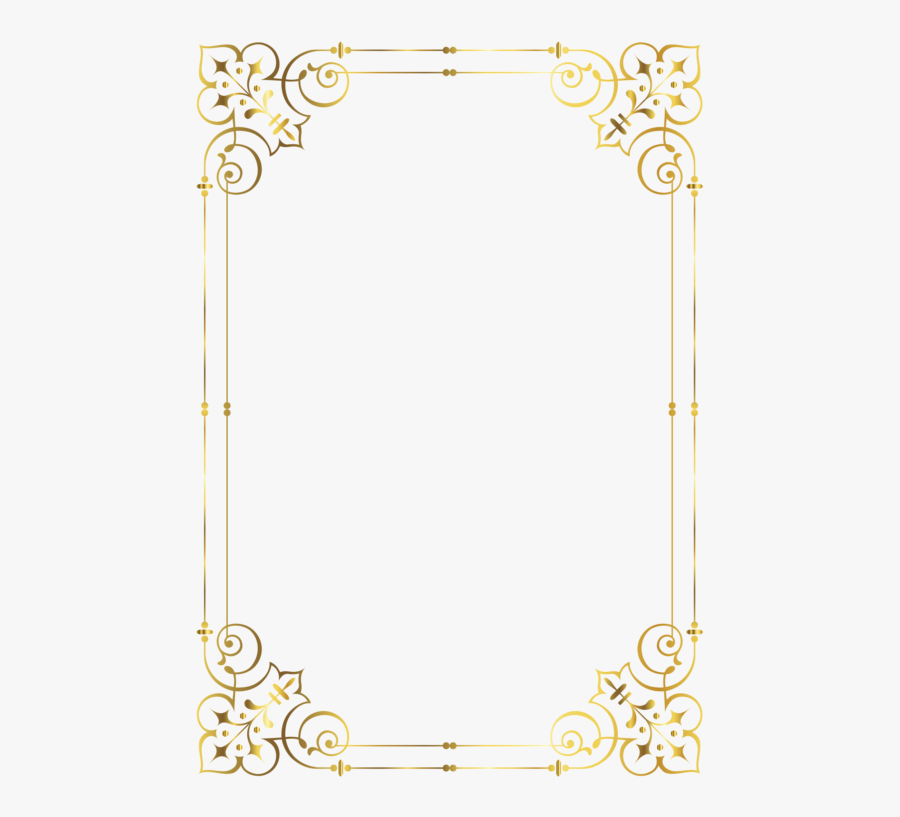 Envelope Clipart Border - Frame Transparent Border Design , Free ...
