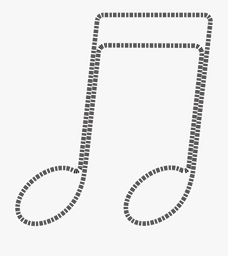 Musical Note Piano Keys 2 Clip Arts - Musical Keys , Free Transparent ...