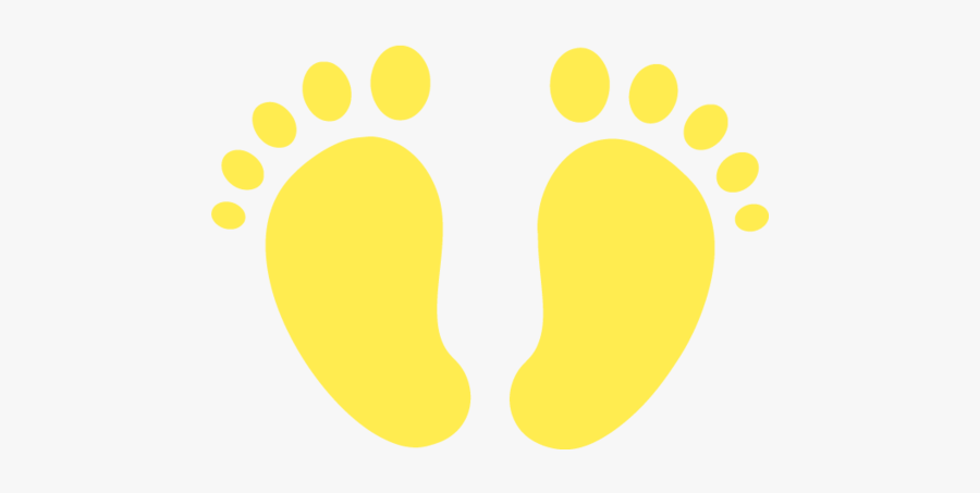 Baby Footprints Png Yellow , Free Transparent Clipart - ClipartKey