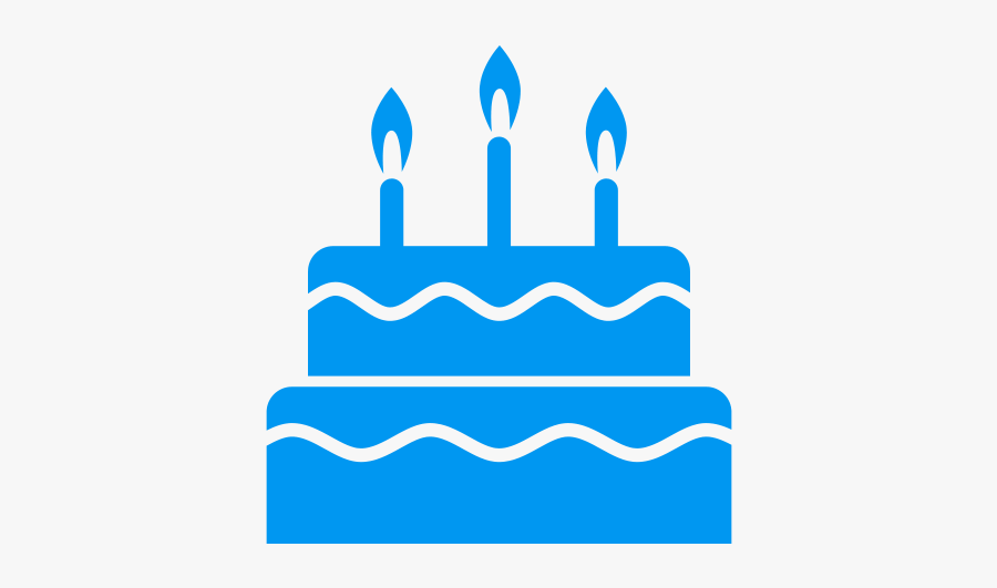 Blue Birthday Cake Png - Birthday Cake Vector Icon , Free Transparent ...