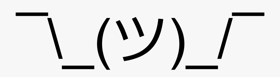 Shrug Emoji Transparent Background , Free Transparent Clipart - ClipartKey