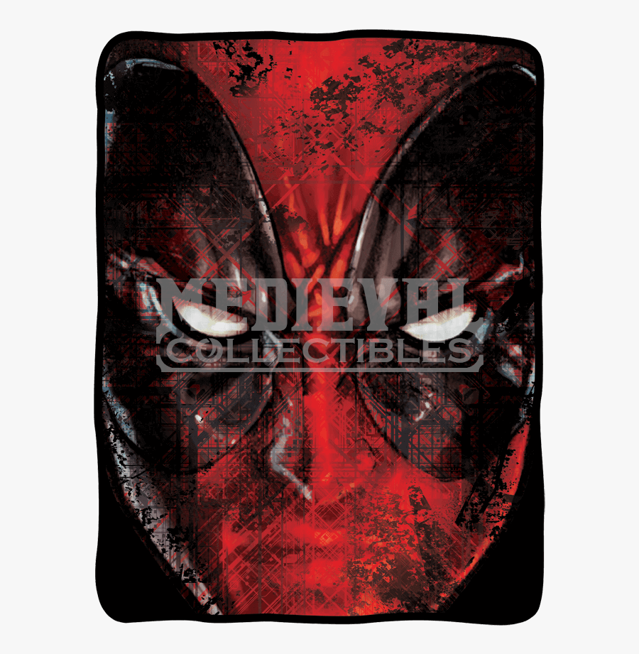Clip Art Deadpool Face Fleece Nw - Deadpool , Free Transparent Clipart ...
