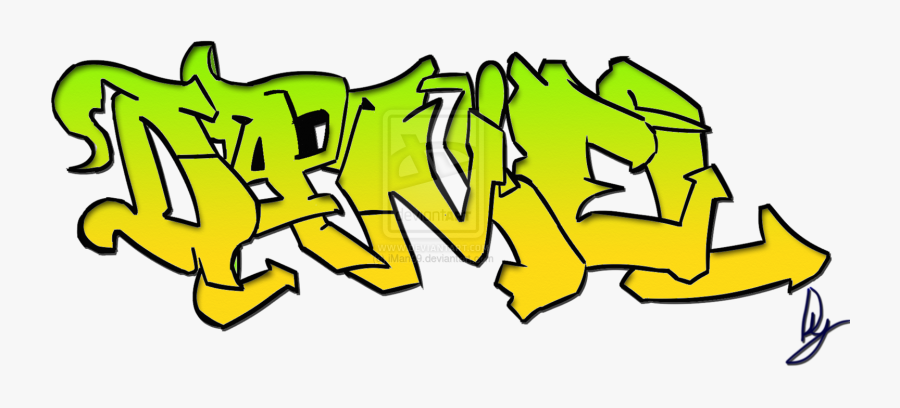 The Name Daniel In Graffiti - Graffiti , Free Transparent Clipart ...