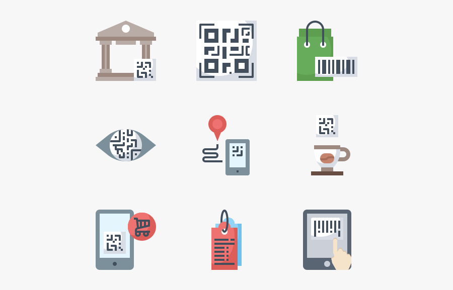 Qr Code Label Icon Png , Free Transparent Clipart - ClipartKey