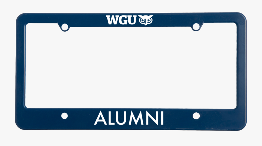 Wgu Alumni License Plate Frame" Data Rimg="lazy" - Build One At A Time ...