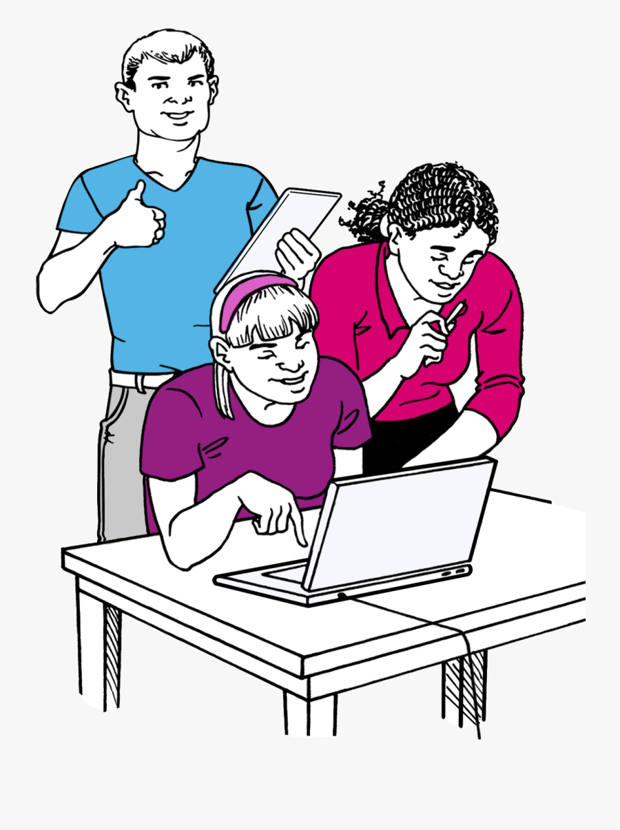 Keeping Safe Online - Cartoon , Free Transparent Clipart - ClipartKey