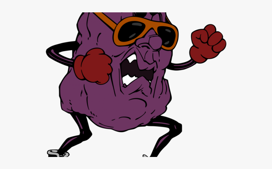 Plum Clipart Grape - Angry Raisin , Free Transparent Clipart - ClipartKey