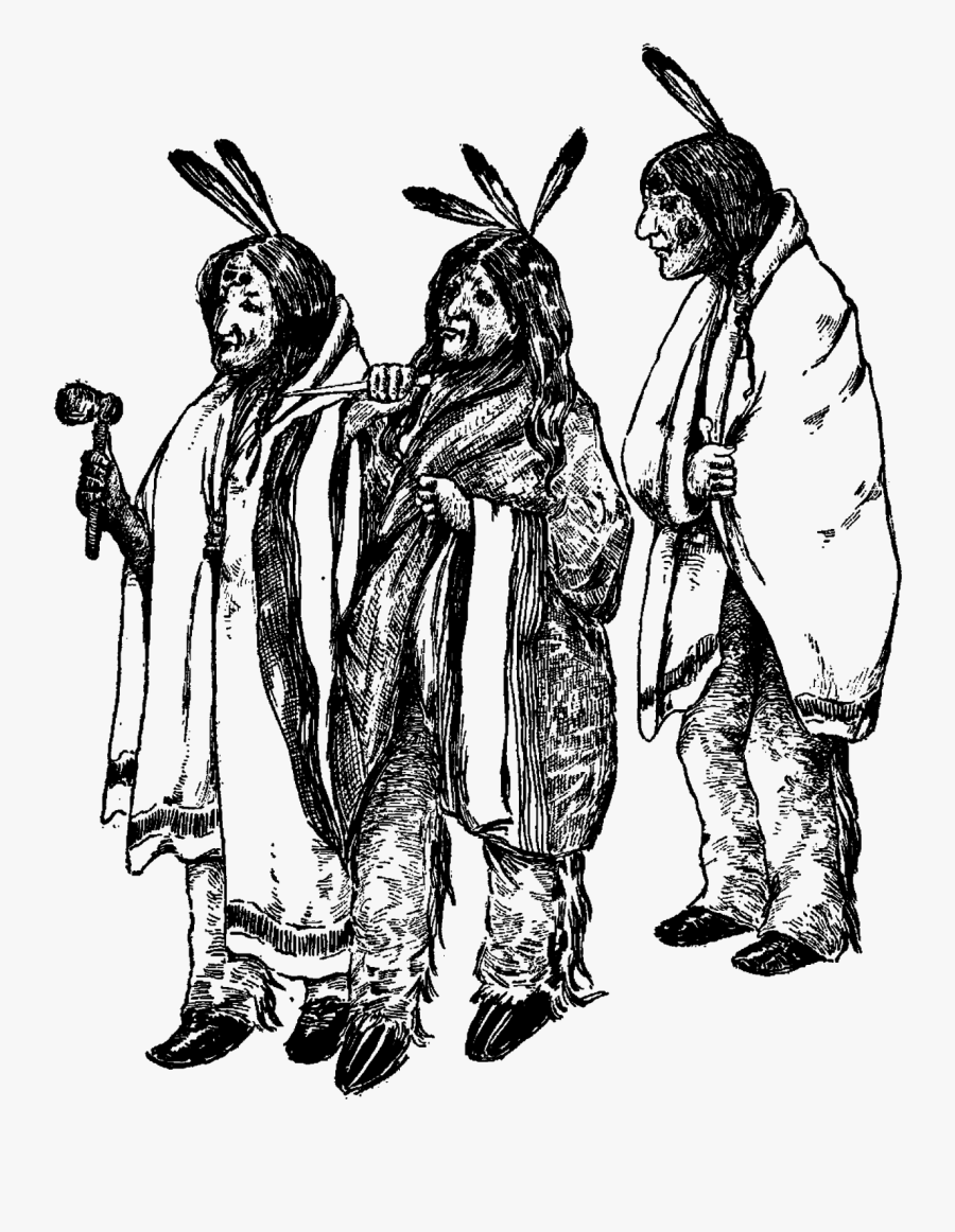 Indian Native American Illustrations Warriors Hunters - Illustration ...