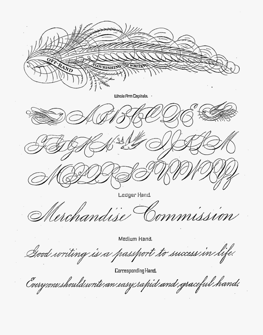 Digital Background Calligraphy Clip Art Craft Supplies - Handwriting ...